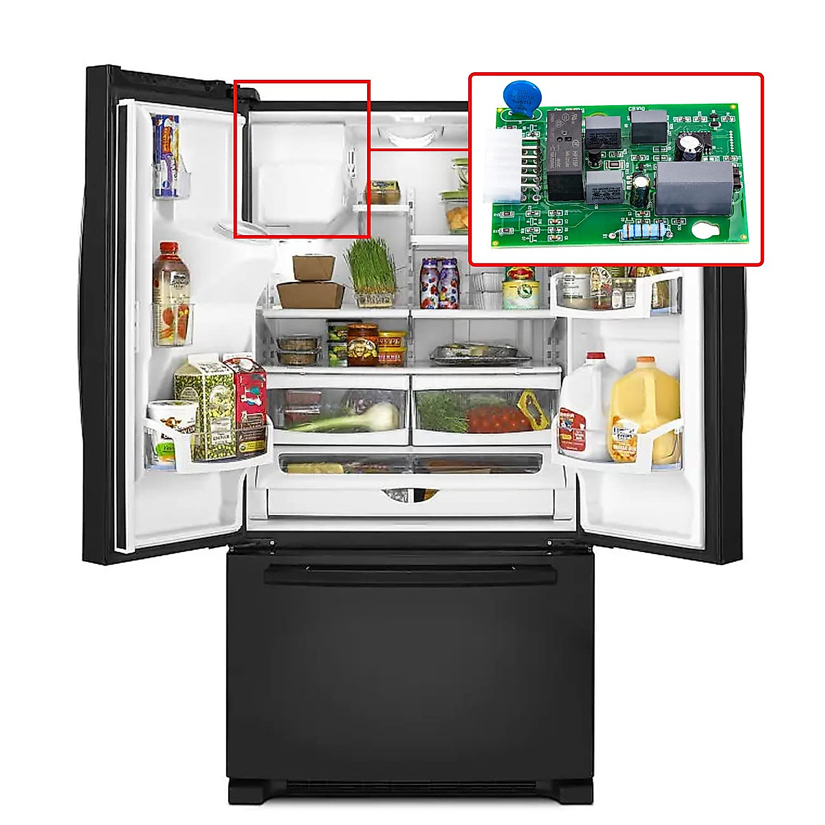 5303918476 241508001 Refrigerator Defrost Control Board for Frigidaire,Electrolux Defrost Time Board PS2582247, AP4909015, 1614983, 5303918302, 5304429380