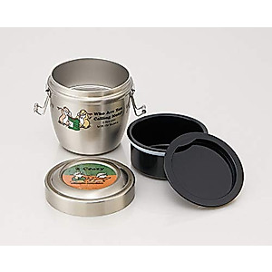 Skater STLBD6-A Stainless Steel Lunch Box, 18.4 fl oz (550 ml), Disney Chip & Dale