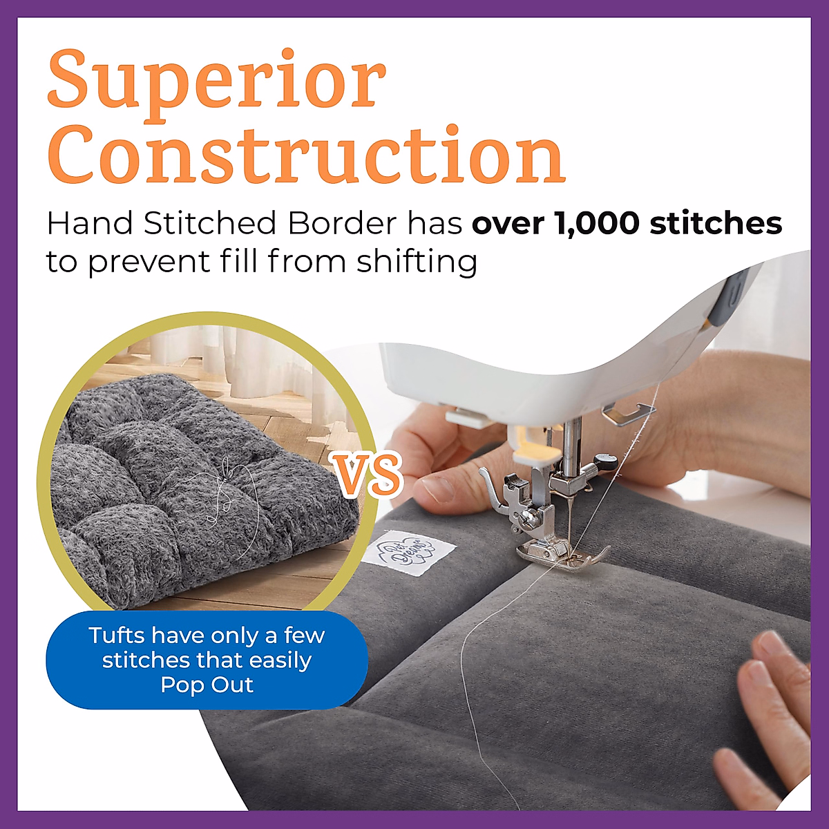 Pet Dreams Dog Crate Pad - Washable Kennel Mat, Crate Pads for Dog Cages, Non-Toxic, Flat Indoor Cat Bed, Fits iCrate 18, 24, 30, 36, 42, 48 Inches (Khaki, Small, 24")