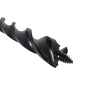 WoodOwl CU-07 Tri Cut 3/4" x 12" Long Ultra Smooth Utility Auger Hand Brace Boring Bit PTFE Coated