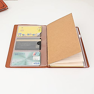 Birthday Gift for Brother to My Brother Leather Journal, 140 Page Refillable Journal Notebooks, Travel Diary Anniversary Friendship Gift for Brother from Sister Brother