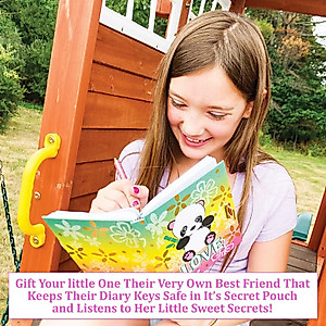 Life is a Doodle Girls Diary with Lock and Key - Panda Diary for Girls Excellent Gratitude & Prayer Daily Journal for Girls with Lock - Our Kids Journal for Girls Created for Self-Expression