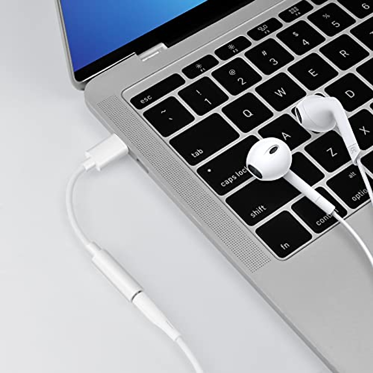 USB C to 3.5mm Headphone Jack Adapter (Pack of 2), USB Type C to Aux Audio Dongle Cable Earphone Jack Converter Compatible with Samsung Galaxy S22 S21 S20 Note 20 10+ A73 A53, Pixel 6 5 4 3 and More