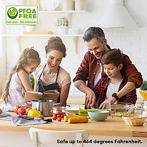 JEETEE 23pcs Pots and Pans Set Nonstick, White Granite Coating Cookware Sets for Kitchen, w/Frying Pan, Saucepan, Sauté Pan, Griddle Pan, Crepe Pan, Induction Cooking Pots, PFOA Free