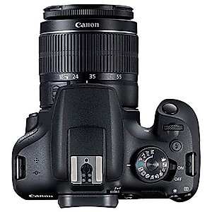 Canon EOS 2000D (Rebel T7) DSLR Camera Bundle with 18-55mm Lens | Built-in Wi-Fi|24.1 MP CMOS Sensor | |DIGIC 4+ Image Processor and Full HD Videos + 64GB Memory(17pcs) (Renewed)