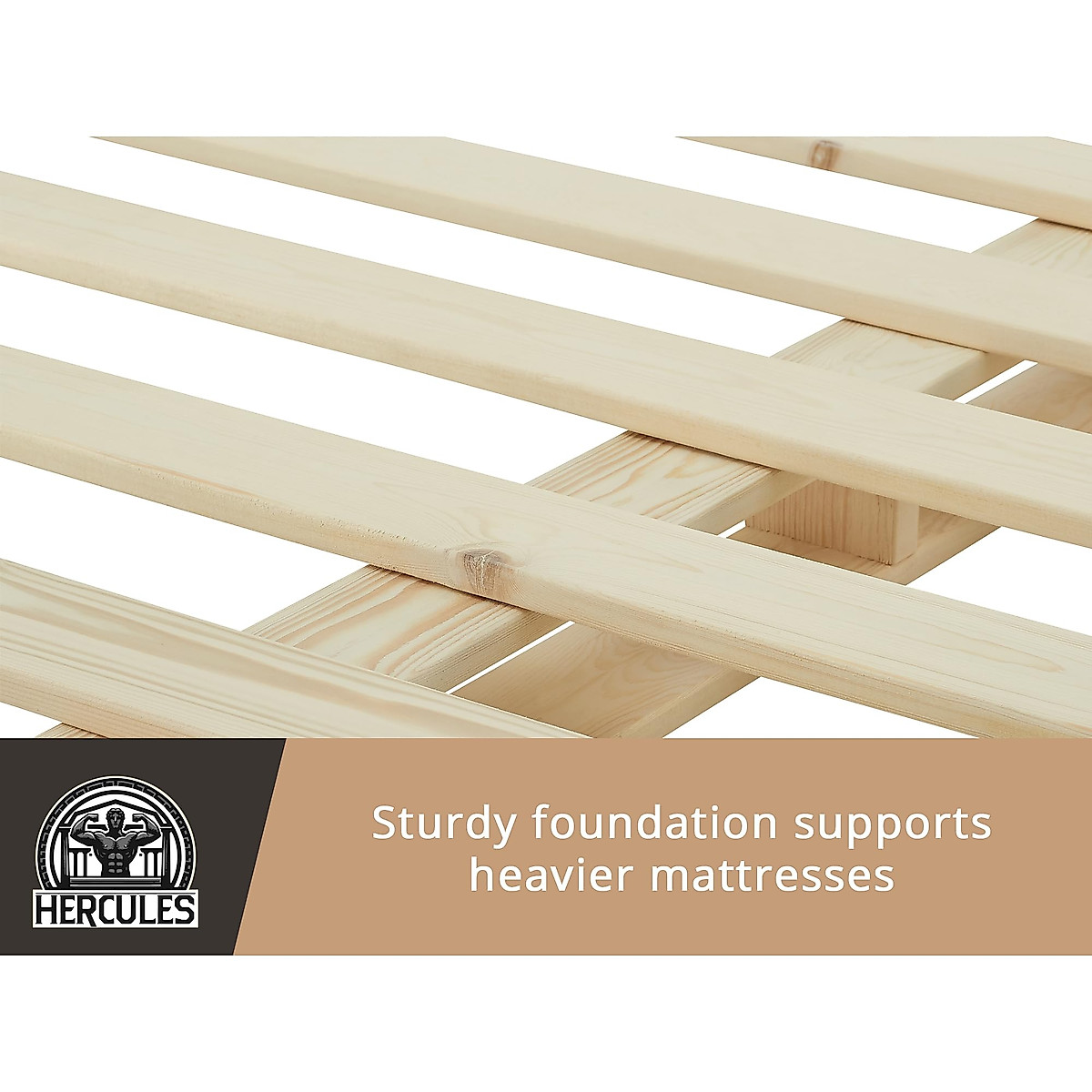 Hercules Instant Folding Mattress Foundation High Profile 7.5-Inch Box Spring Replacement, Twin