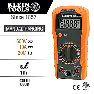 Klein Tools 69149P Electrical Test Kit with Digital Multimeter & ET310 AC Circuit Breaker Finder, Electric Tester with Integrated GFCI Outlet Tester
