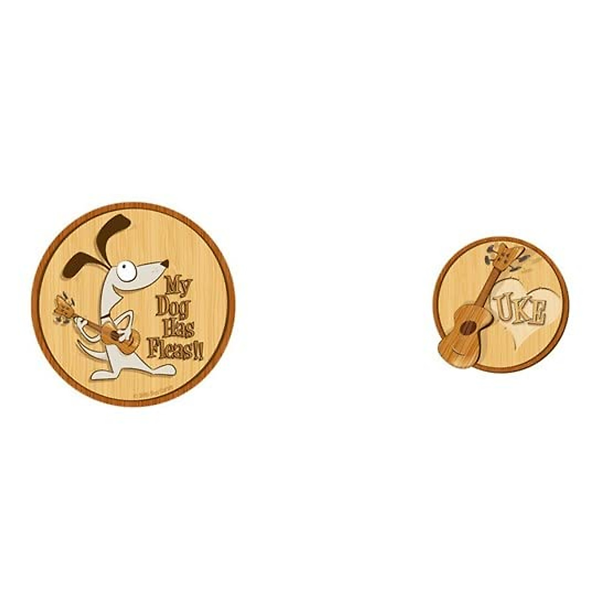 CafePress My Dog Has Fleas Ukulele Fan Mug Ceramic Coffee Mug, Tea Cup 11 oz