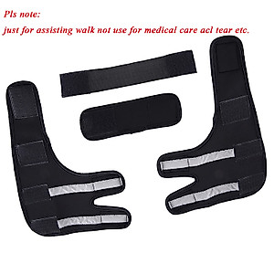 SELMAI Reflective Dog Shoulder Brace Front Leg Brace Canine Elbow Protector Extra Supportive Joint Wrap Arthritis Loss of Stability Helps Wounds Healing Prevents Injuries Sprains Black S