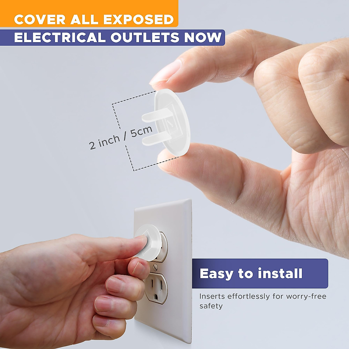 Mommy's Helper - Outlet Plugs, (2 Packs Of 36 Count -72 Count)