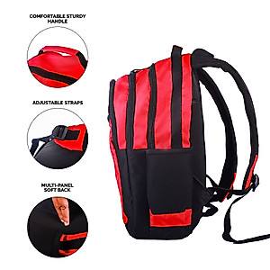 Mintra Sports Backpacks (Essential I, Haute Red)