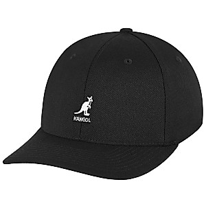 Kangol Wool Flexfit Baseball Hat for Men and Women, XXL/XX-Large, Black