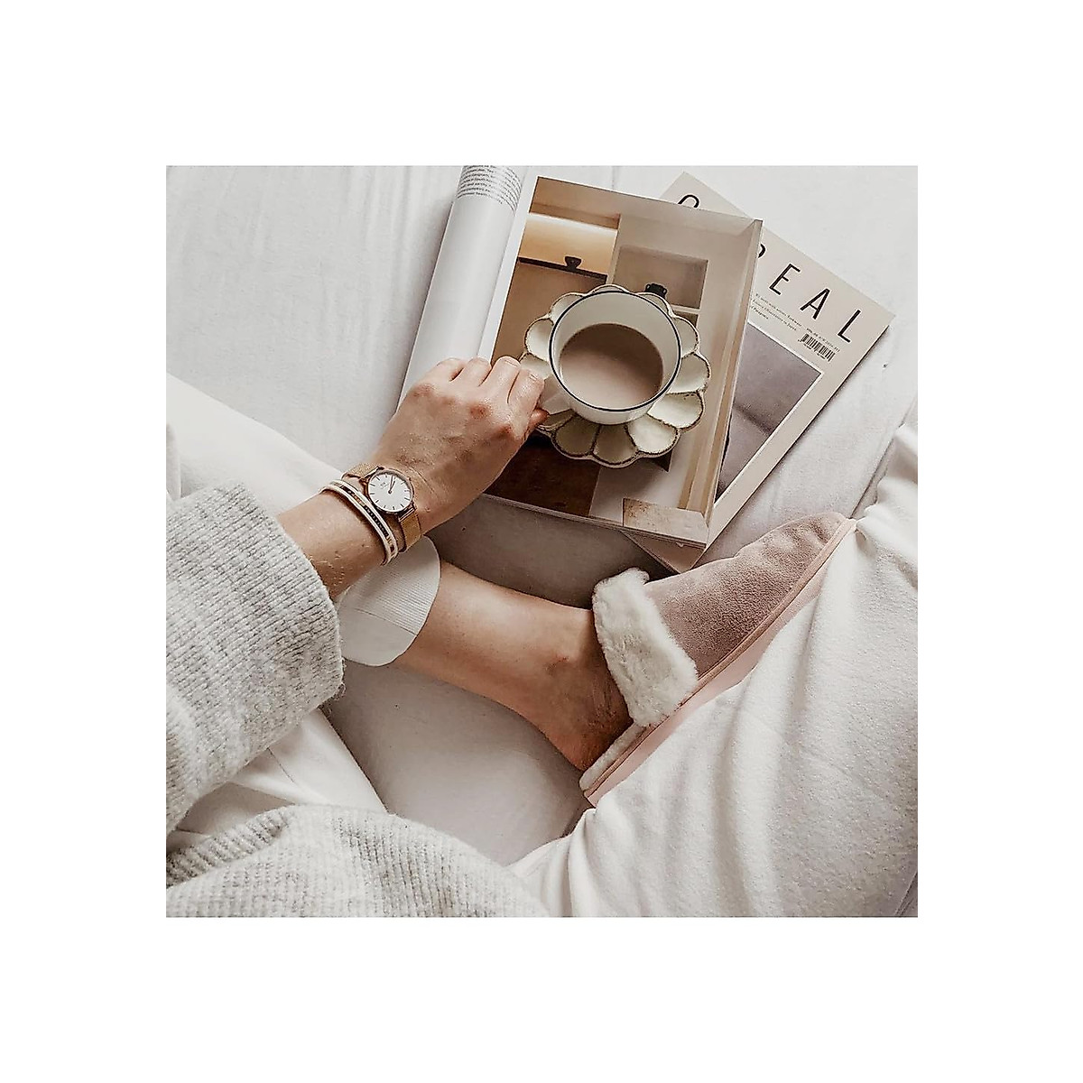 Daniel Wellington Emalie bracelet M Double Plated Stainless Steel (316L) And Enamel Rose Gold