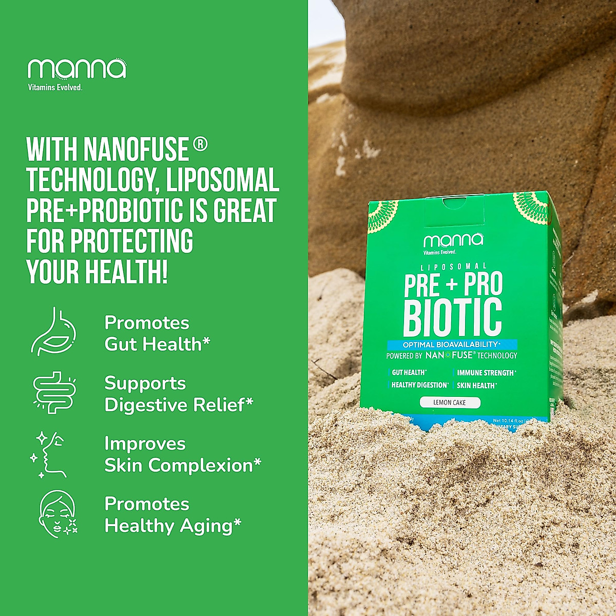 Manna - Liposomal Pre & Probiotics for Gut Health