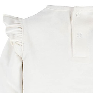 Gerber Baby Girls Long Sleeve Onesies 3-Piece Bodysuit, Pants & Headband Set, Pink Rose, 3-6 Months US