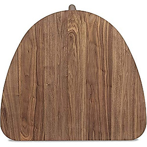 New Classic Furniture Mid-Century Modern Oscar Corner Table 3-Piece Dining Set, Walnut