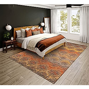Addison Bravado Abstract Chevron Canyon Power Loomed 9' x 12' Area Rug