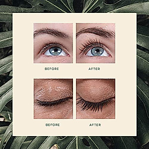 VEGAMOUR GRO Lash Serum - Natural Hormone Free Vegan Plant Based Cruelty Free Eyelash Thickening Formula Boosts Healthy Growth