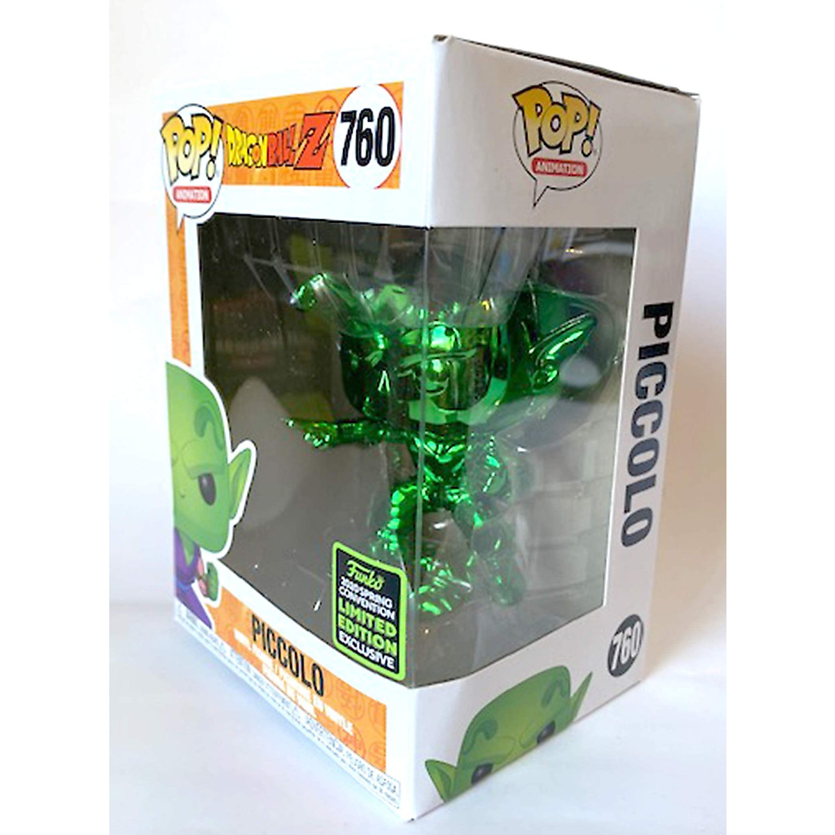 Funko Pop Piccolo Figure Chrome Green - Dragon Ball Z ECCC 2020