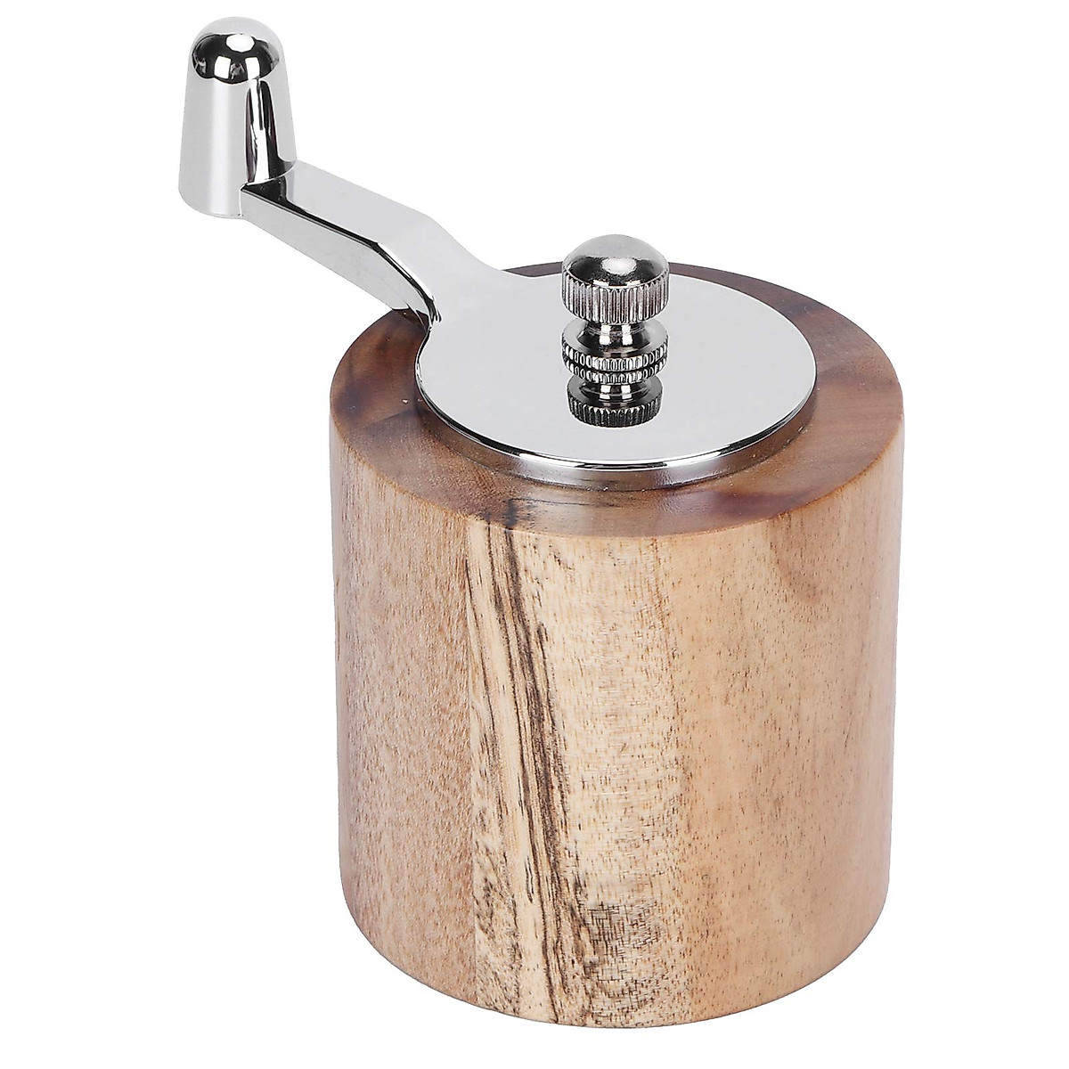 Manual Pepper Grinder, Adjustable Thicknesses Spices Mill Grinding Tool with Long Crank, Suitable for Home, Restaurant, Outdoor Barbecue