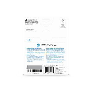 HP Everyday Photo Paper, Glossy, 5x7 in, 60 sheets (CH097A)
