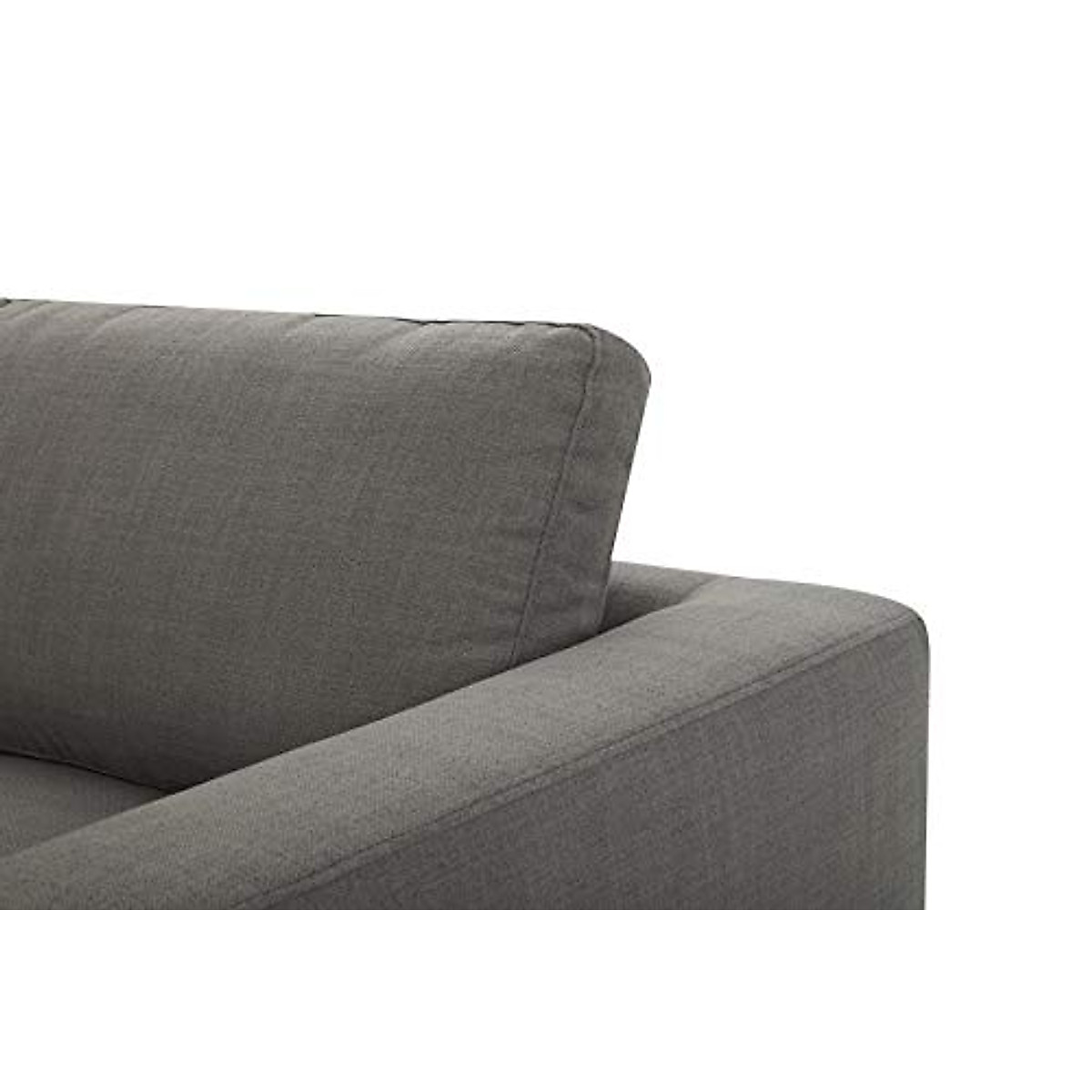 Amazon Brand - Stone & Beam Westview Extra-Deep Down-Filled Loveseat Sofa Couch, 75.6"W, Smoke