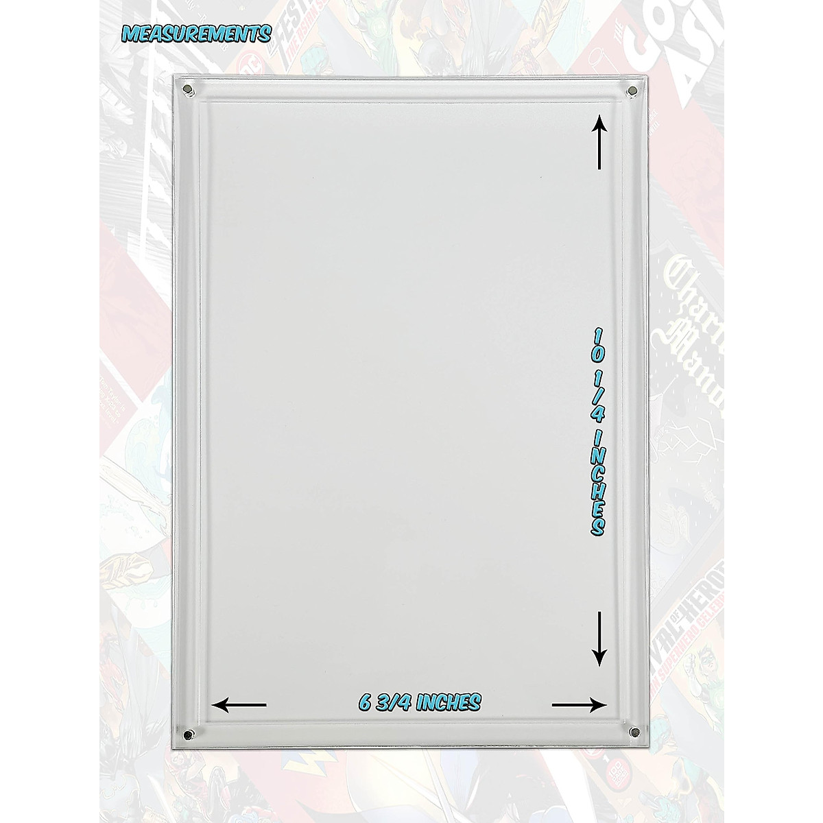 MALKO Modern Comic Book Acrylic Slab Display Case - Current Comics Magnetic Showcase - 2 PACK