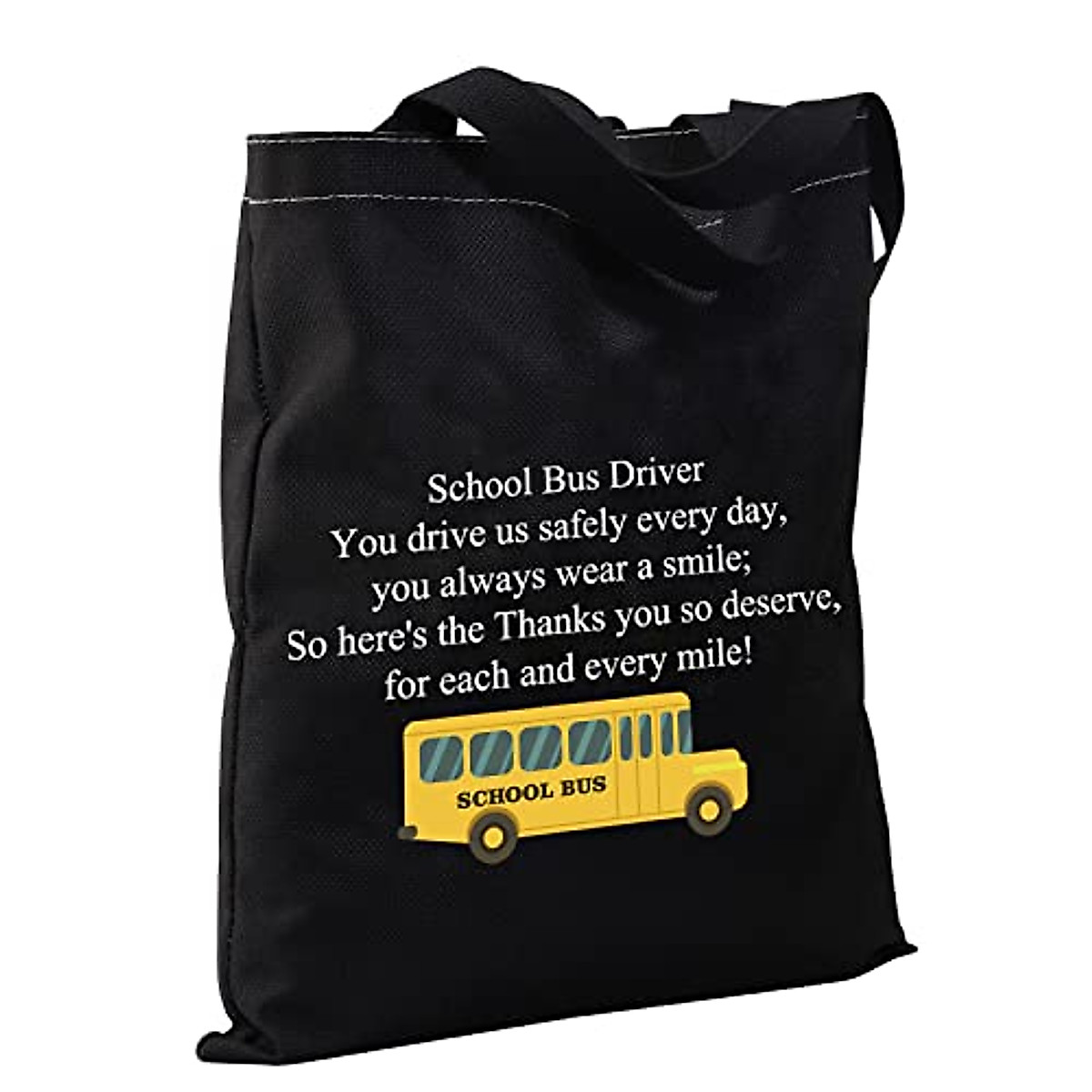 CMNIM School Bus Driver Gifts School Bus Driver Appreciation Gifts Tote Bag Thank You Gifts for School Bus Driver