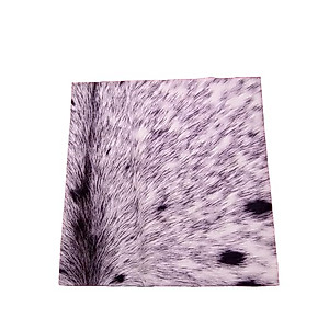 Natural Hair On Premium Quality Leather Cowskin Sheet with Hair on/Fur - NO Holes (Multi Color, 12"x12")