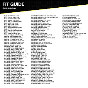 Scosche MDA1B Compatible with 1988-05 GM Micro/Delco Antenna Adapter