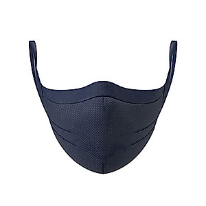 Under Armour Unisex Sports Mask, Midnight Navy (410)/Silver Chrome, Medium/Large