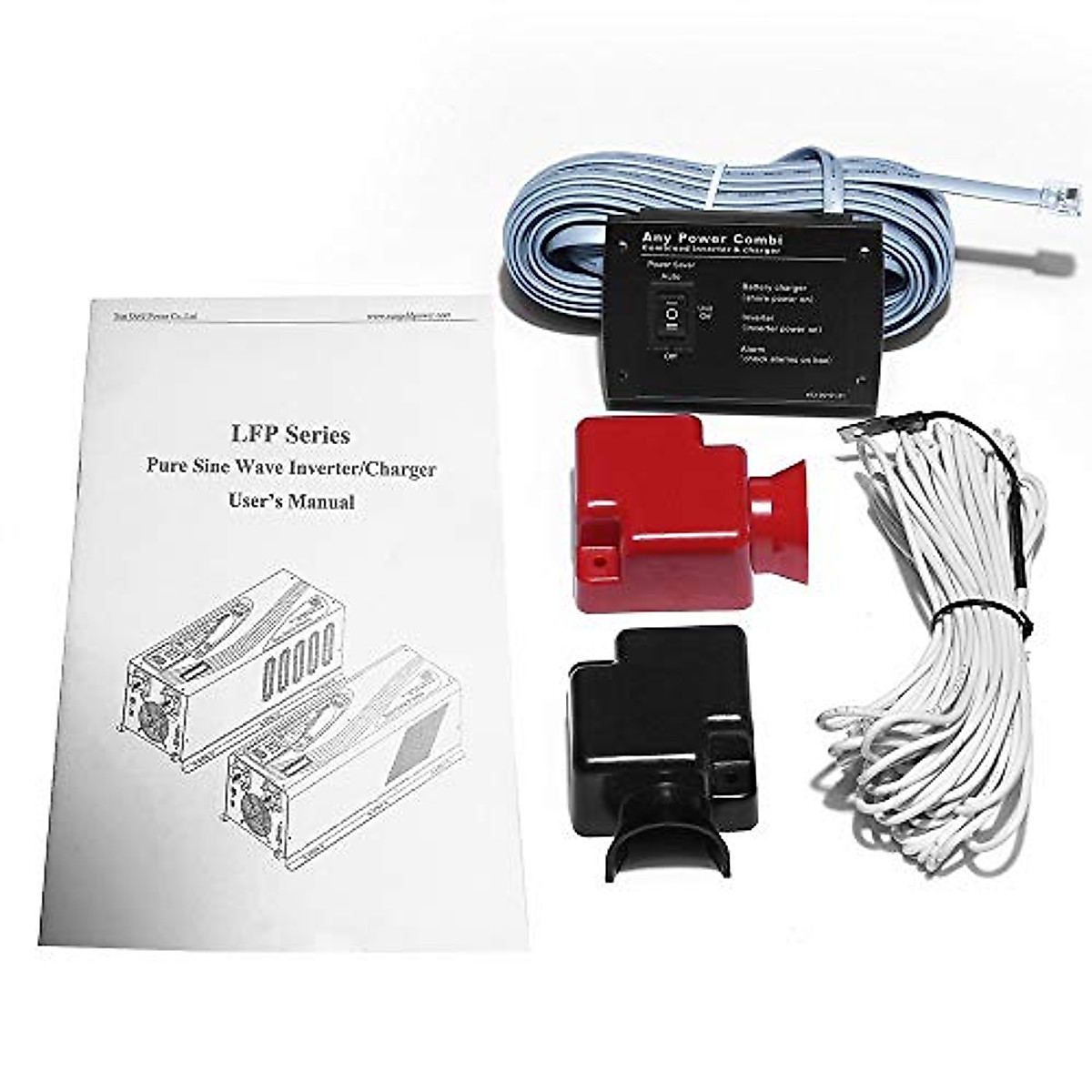 SUNGOLDPOWER 4000W 48Vdc Pure Sine Wave Inverter Low Frequency 240Vac Input 120Vac/240Vac Output Split Phase with Battery Charger Off-Grid 12000W Peak,(Upgrade)