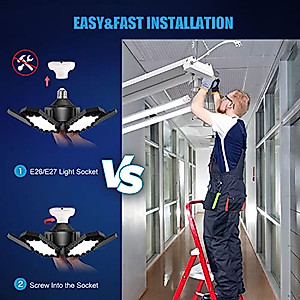 TANBABY 3 Pack Outdoor Solar Motion Lights with Remote Control. Extended Time Solar Flood Lights - IPX5 Waterproof Solar Security Lights for Outdoor Yard Porch Patio Garage