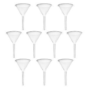 EISCO 10PK Filter Funnels, 2.6" - Polyethylene Plastic - Resistant to Acids & Alkalis - Great for Laboratory, Classroom or Home Use