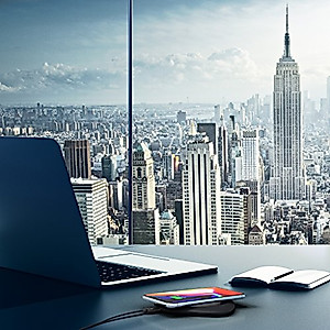 tzumi HyperCharge 10-Watt Wireless Fast Charger Pad for Qi-Compatible iPhones, Androids, and All Wireless Charging Smart Devices – for Home and Office. Includes Qualcomm 3.0 Quick Charge Adapter.