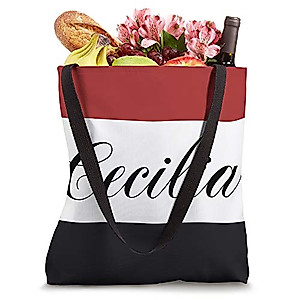 Personalized Name Cecilia Employee Bridal Birthday Gifts Tote Bag