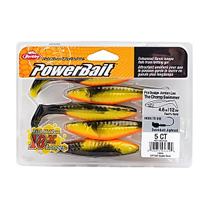 Berkley Powerbait The Champ Swimmer Fishing Soft Bait, Fool's Gold, 4.6"