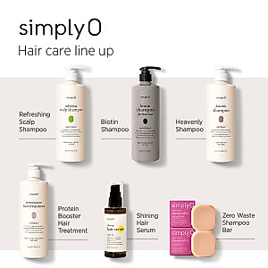 simplyO Heavenly Shampoo Wild Flower | Argan Oil for Dry and Damaged Hair | Paraben-Free, Sulfate-Free, 300ml (10.1 fl. oz)