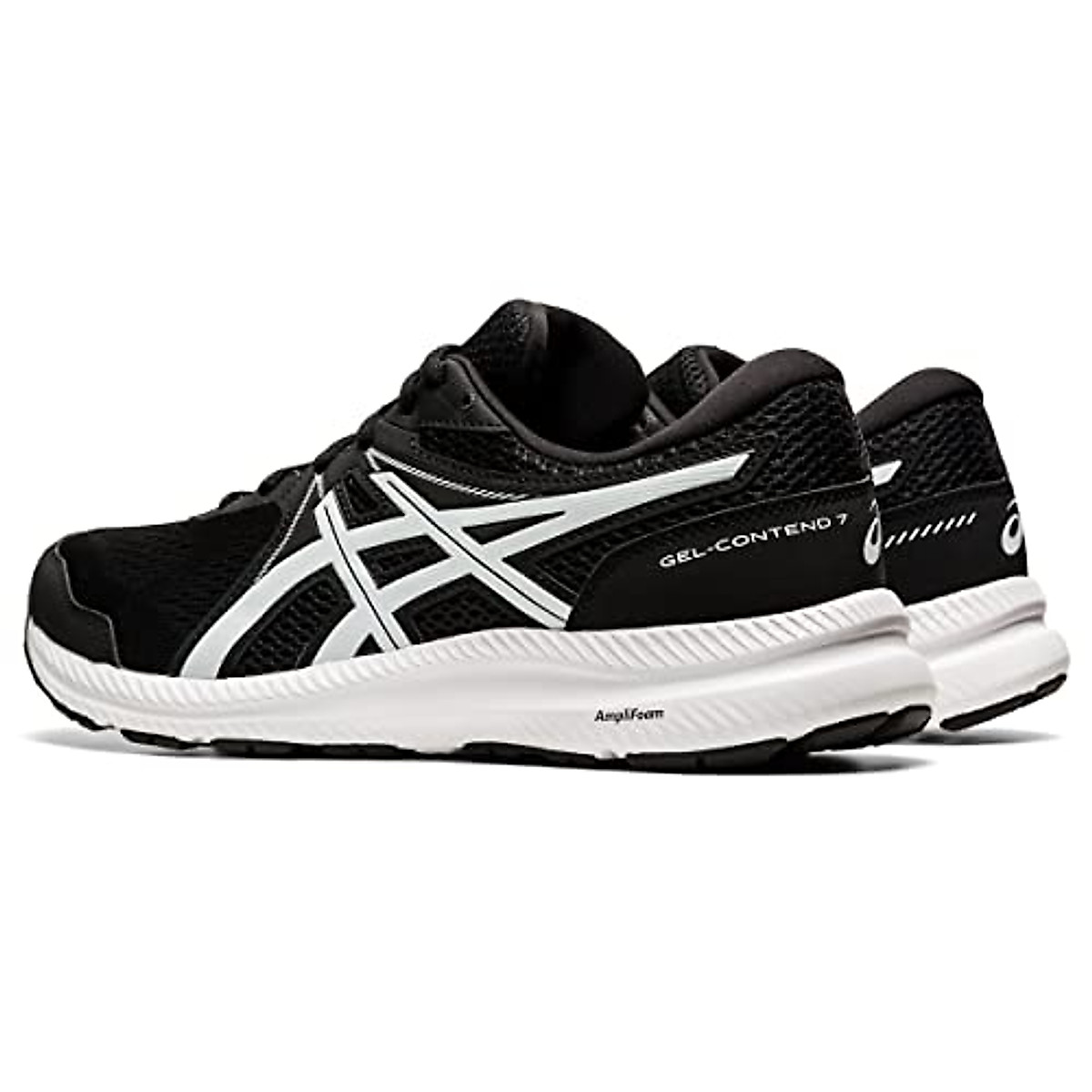 ASICS Men's Gel-Contend 7 Black/White Running Shoe 11 M US