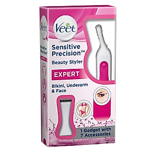 Veet Sensitive Precision Beauty Styler Expert, 1-Pack for Women's Personal Grooming