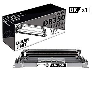 DR350(1 Pack-Black) Compatible Drum Unit Replacement for Brother HL-2040 2040N 2070N 2030 2040R MFC-7220 7225 7820 7420 7820N IntelliFax 2820 2910 2920 2850 DCP-7010 DCP-7020 DCP-7025 Printers.