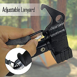 Sutekus Camping Hammer Tent Stake Hammer Heavy Duty Pegs Mallet Puller Tent Accessories for Camping, Hiking, Backpacking