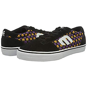 Etnies womens Calli-vulc Women's Skate Shoe, Black/Yellow, 7.5 US