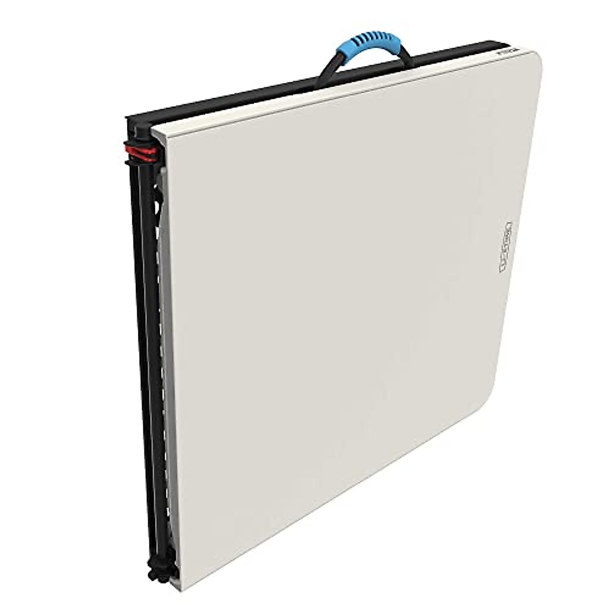 Lifetime Folding Tailgate Table with Grill Rack, 5-Foot, Pumice & Black