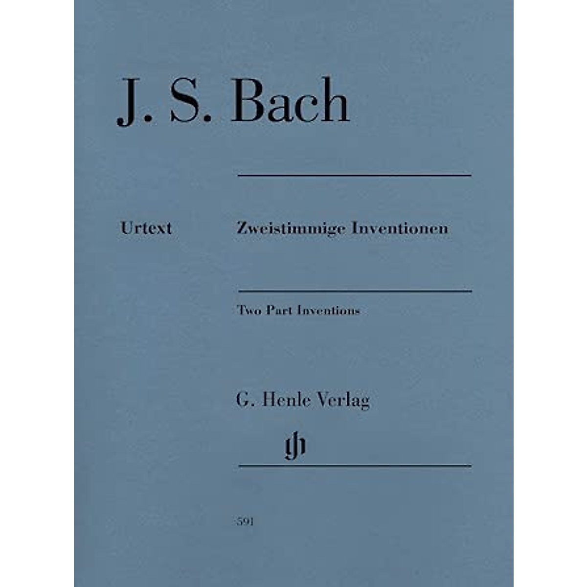 Alfred Bach-Two Part Inventions Revised Edition – Paperbound with Fingerings