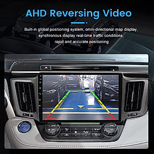 Car Radio Stereo for Toyota RAV4 2013-2018, Biorunn Android 11 10.1 Inch Octa Core Car GPS Navi Wireless Carplay Android Auto Head Unit IPS Touchscreen BT FM AM RDS DSP, 4GB RAM 64GB ROM