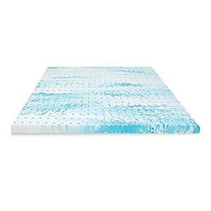 BioPEDIC 3" Gel Swirl Memory Foam Mattress Topper, Twin
