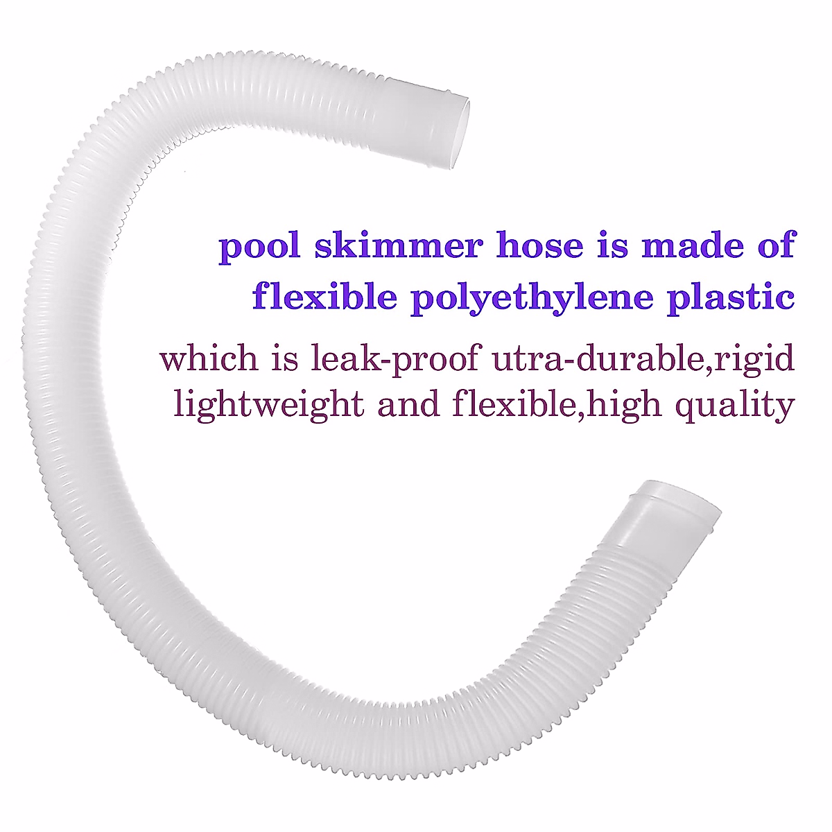 1.5" X 3ft Replacement Pool Skimmer Hose - Pool Hoses for Intex Above Ground Pools,Part NO.10531 & 25016