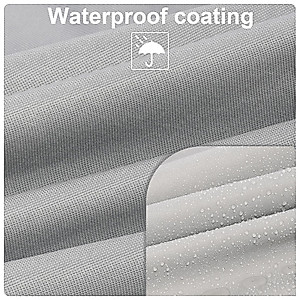 Large Outside Folding Chair Storage Bag with Zipper and Handles, 600D Folding Chair Carry Bag for Zero Gravity Chair Cover, Portable Folding Lounge Chair Carrying Bags, 43" L x 11" W x 29" H (Gray)