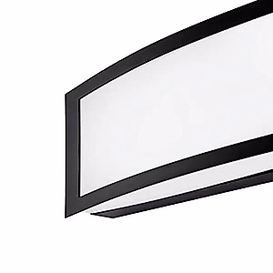 Hampton Bay Lighting Woodbury 24.5 in. Matte Black LED Vanity Light Bar, IQP1381L-4/BK